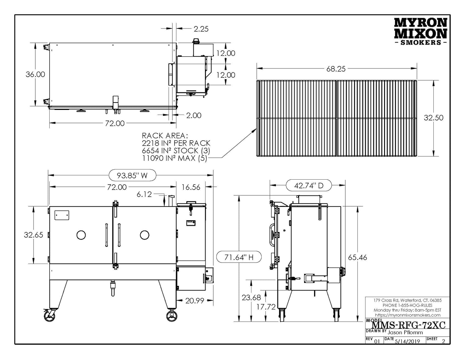 Myron Mixon RFG-72XC Gravity Smoker