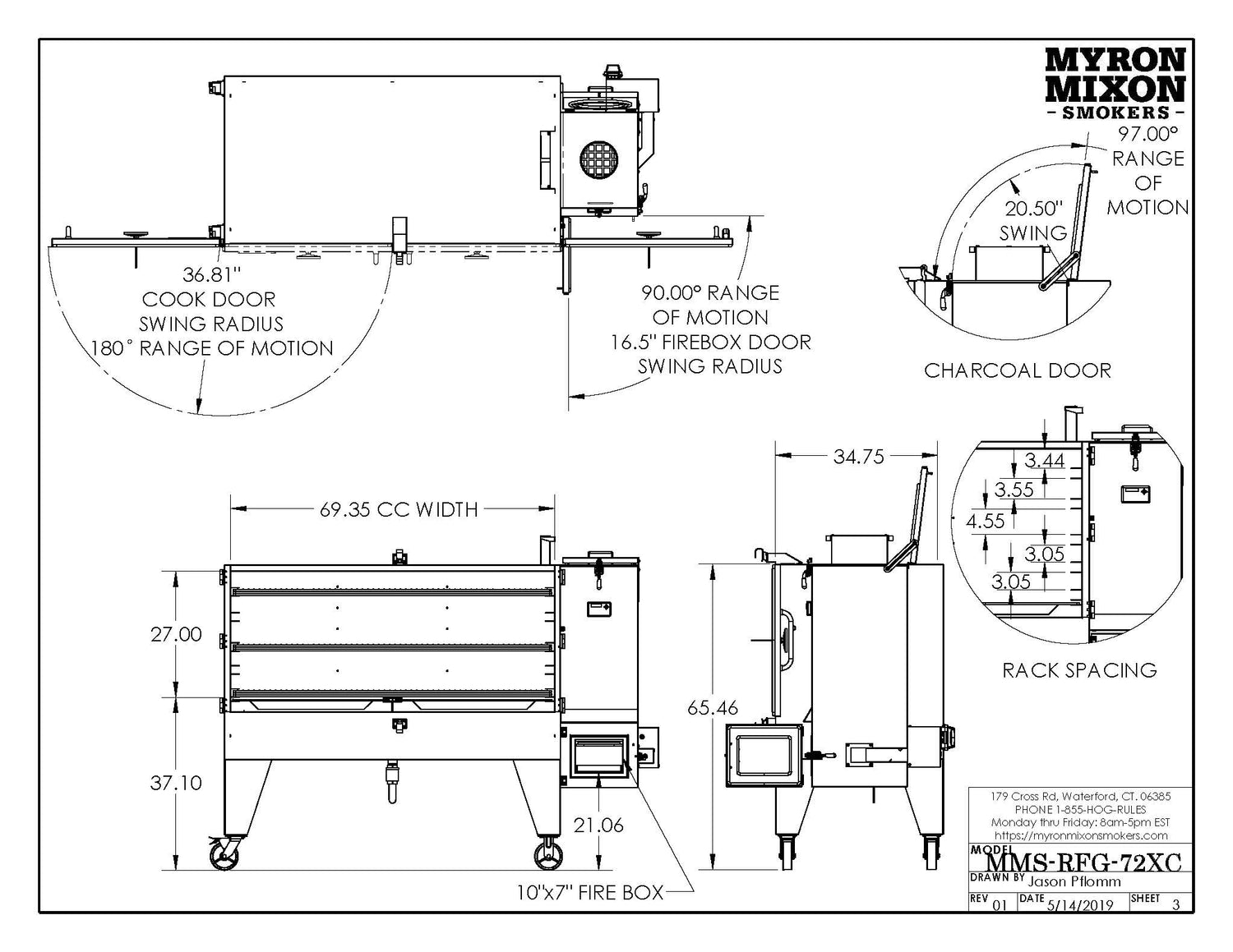 Myron Mixon RFG-72XC Gravity Smoker